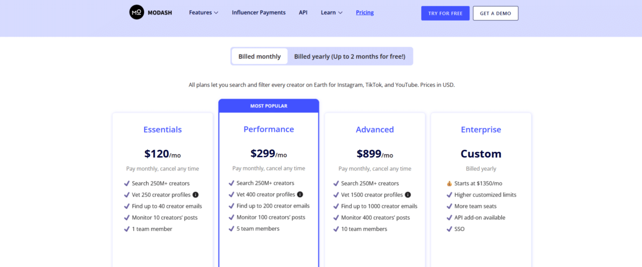 Modash review: What you should know before you pay - Click Analytic