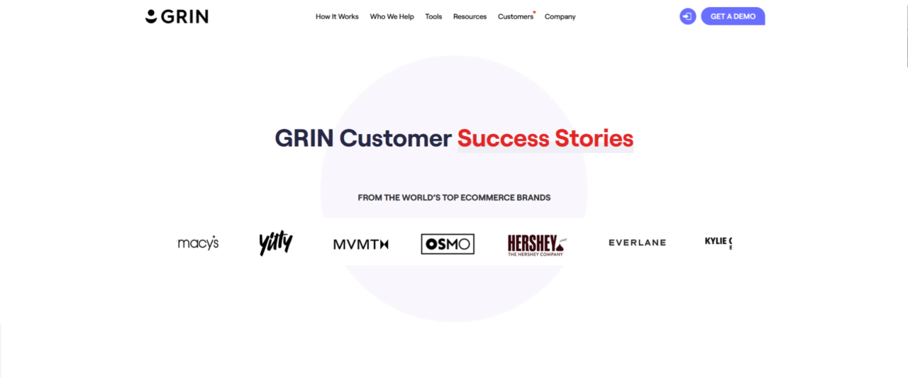 Alternative #1 to Grin Influencer Marketing Platform - Click Analytic