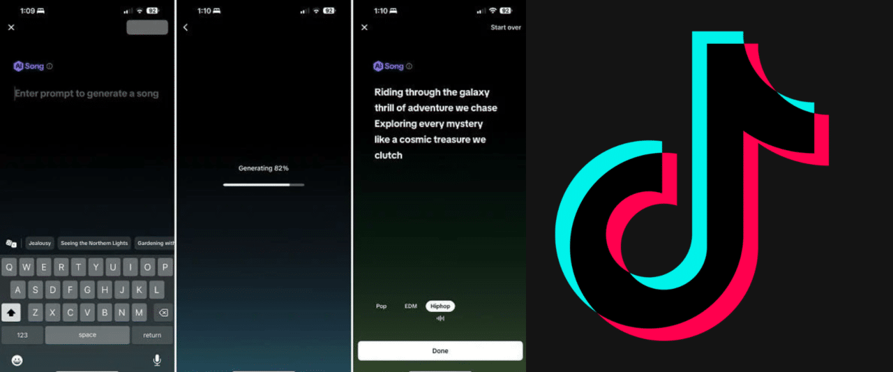 TikTok’s new AI song generation process - ClickAnalytic